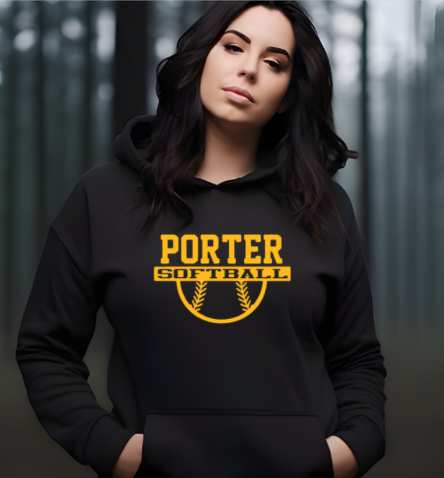 Porter Softball Ball Logo – AZDesignz